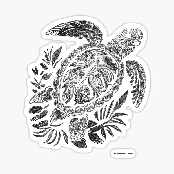 "Sea Turtle, the ocean Guardian" Sticker for Sale by MarcoDAngelo ...