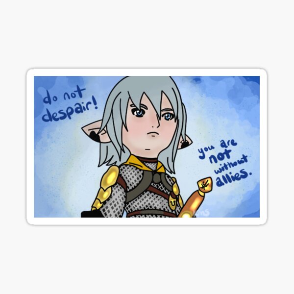 "Do Not Despair" Sticker for Sale by kitaemirae | Redbubble