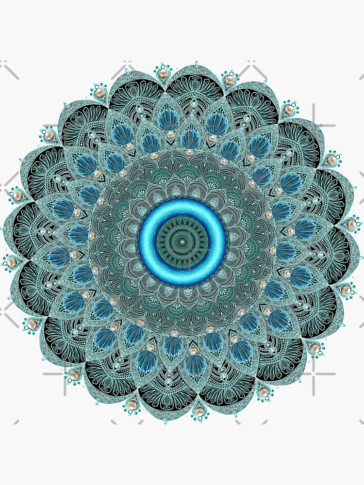 "Energy Portal Mandala" Sticker for Sale by nivedita07 | Redbubble