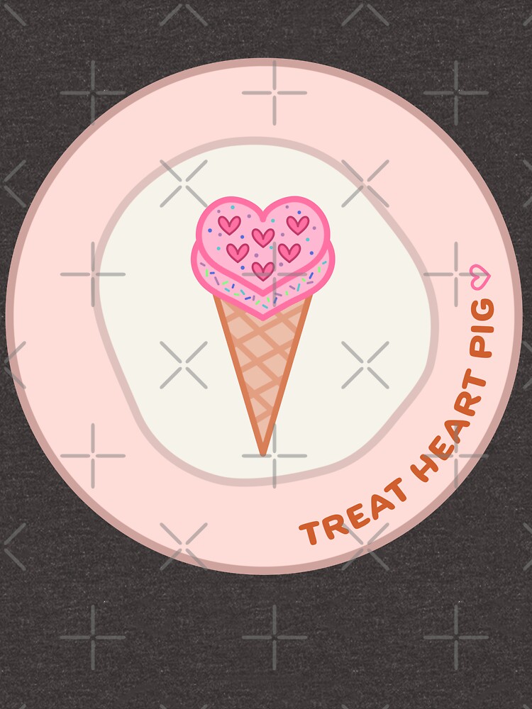 "Treat Heart Pig Caring Cousin Badge " T-shirt for Sale by brittanykald ...