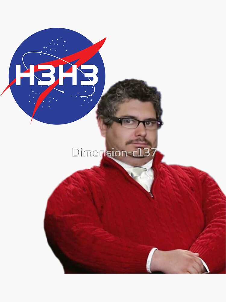 "H3H3" Sticker by Dimension-c137 | Redbubble