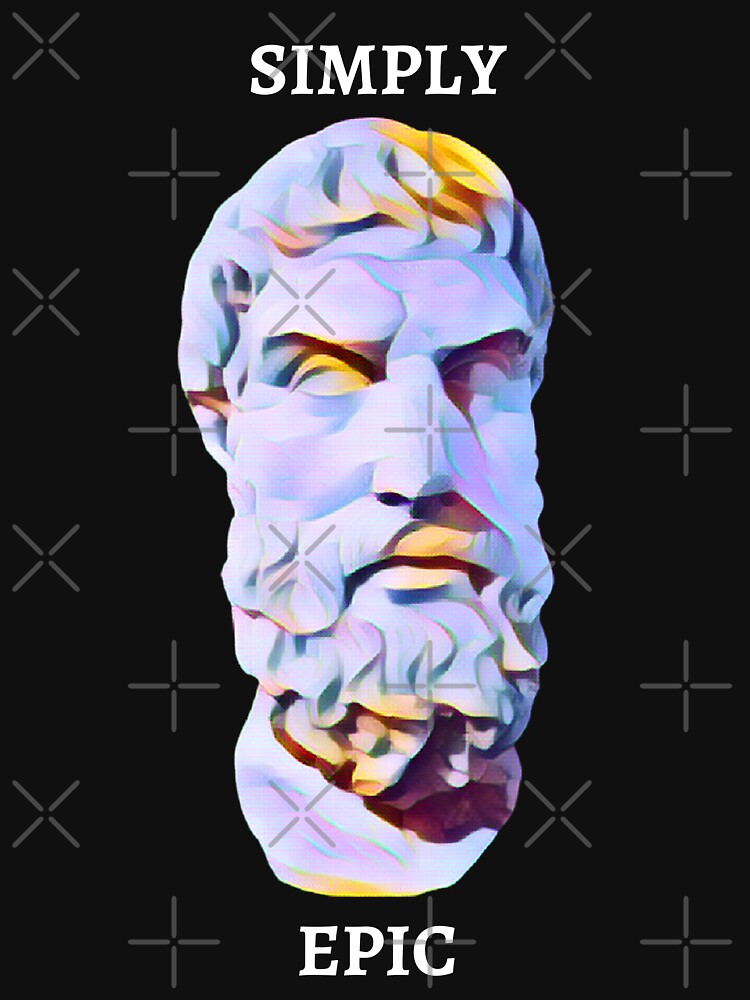 Camiseta esencial for Sale con la obra «Epicuro simplemente épico» de 66ccoffee | Redbubble
