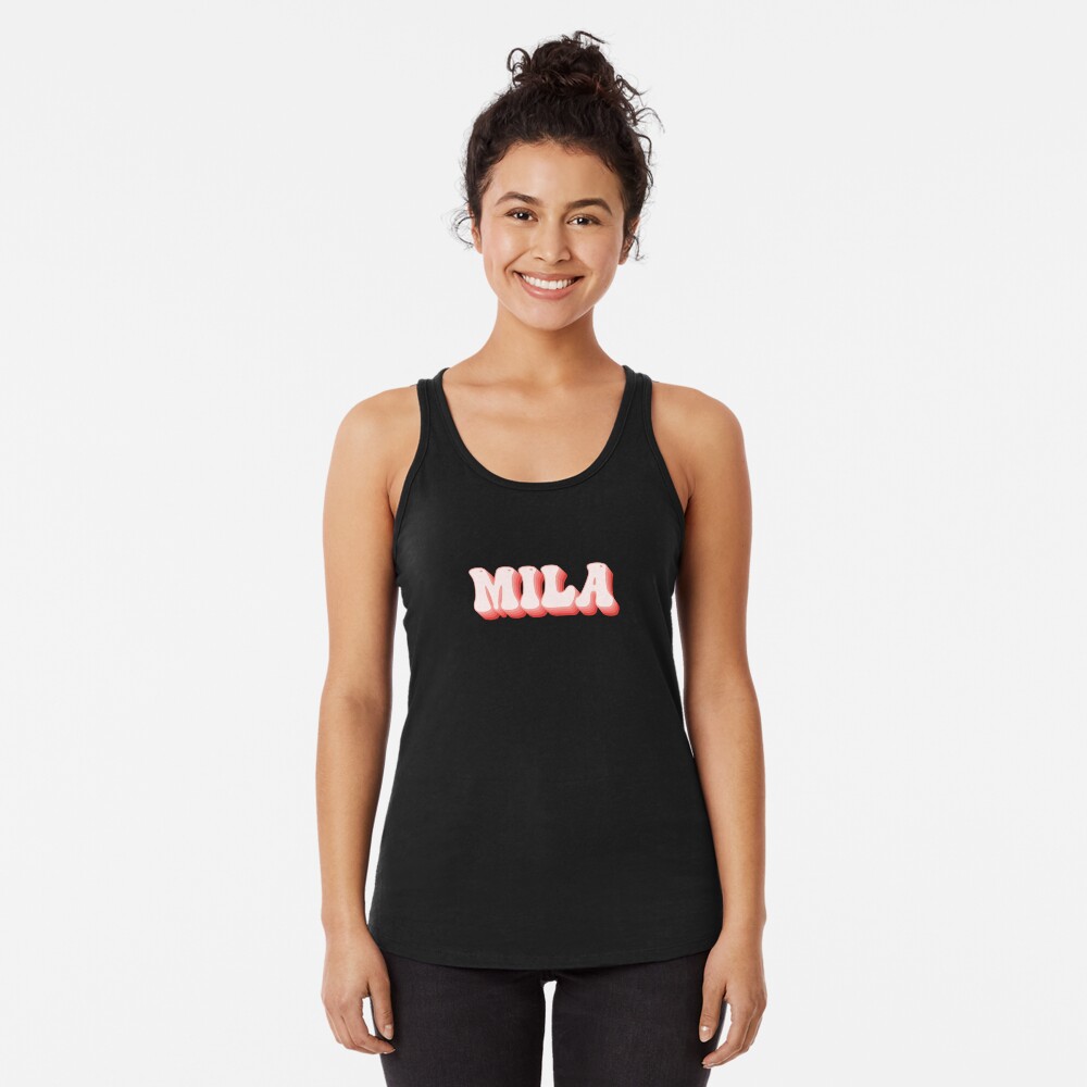 "Mila - Name" Sticker for Sale by kindxinn | Redbubble