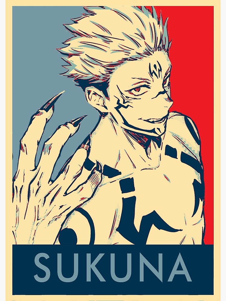 Ryomen Sukuna Jujutsu Kaisen Poster For Sale By Aniposterdesign Redbubble