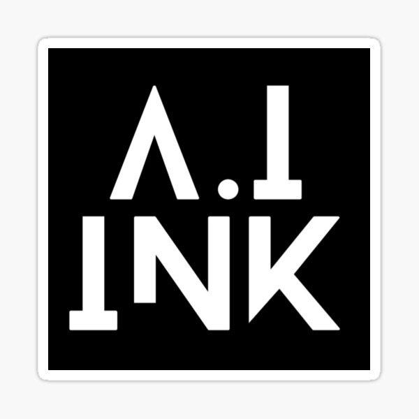 "A.I INK LOGO " Sticker for Sale by AI-INK | Redbubble