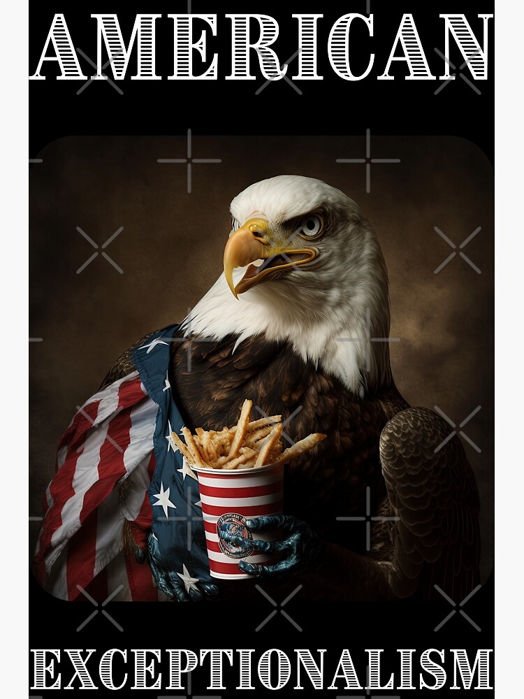 "American Exceptionalism v2" Poster for Sale by ai-datamancer | Redbubble