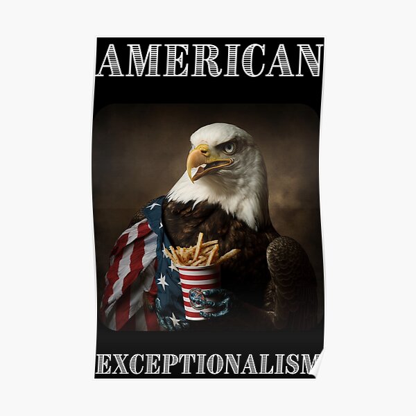 "American Exceptionalism v2" Poster for Sale by ai-datamancer | Redbubble