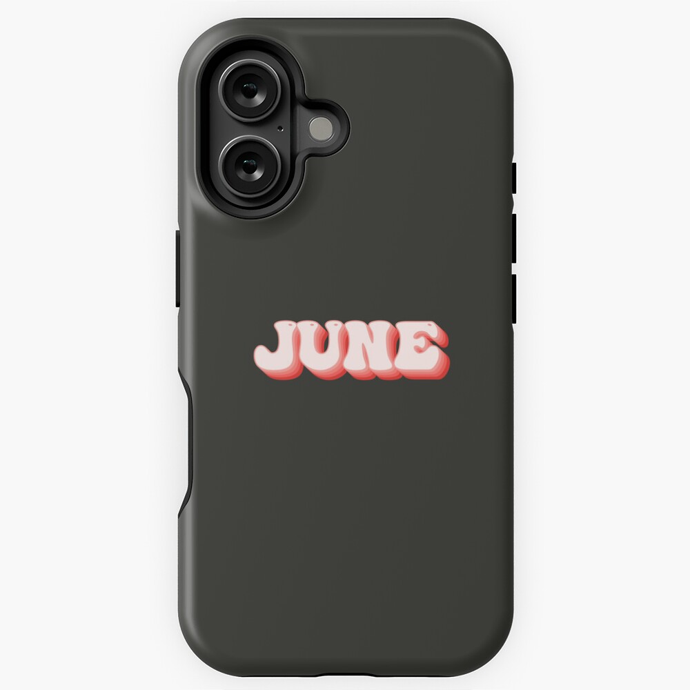 "June - Name" Sticker for Sale by kindxinn | Redbubble