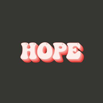 "Hope - Name" Sticker for Sale by kindxinn | Redbubble