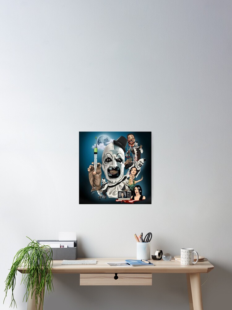 "Terrifier 2- All characters" Poster for Sale by Brush-Master | Redbubble