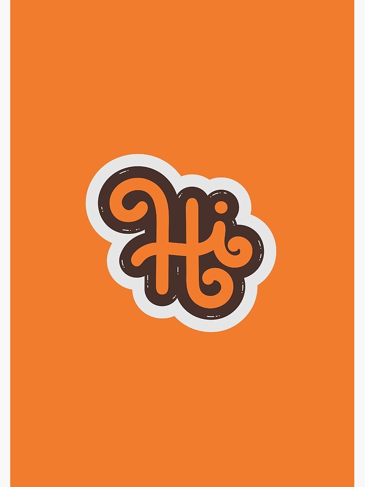 "HI" Photographic Print by snevi | Redbubble