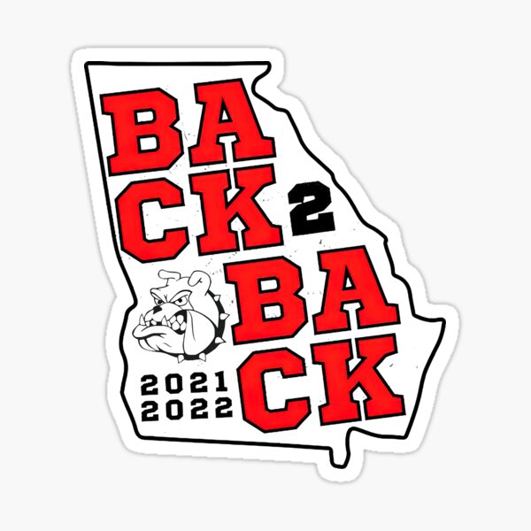 "Georgia Bulldogs National Championship 2023 Back To Back Sec ...