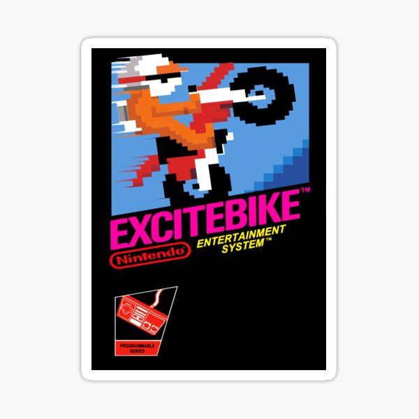 Excite Bike Stickers | Redbubble