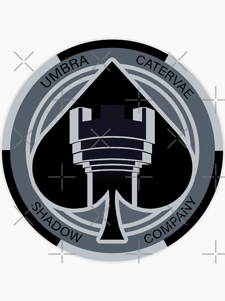 "Shadow Company Logo" Sticker for Sale by AURR | Redbubble
