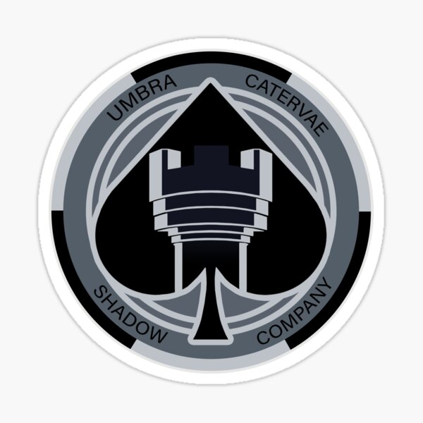 "Shadow Company Logo" Sticker for Sale by AURR | Redbubble