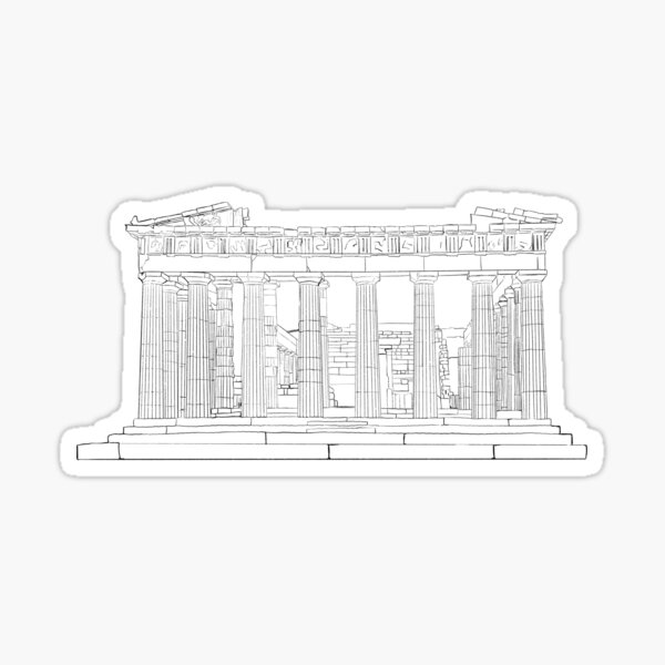 "Parthenon" Sticker for Sale by planinas | Redbubble
