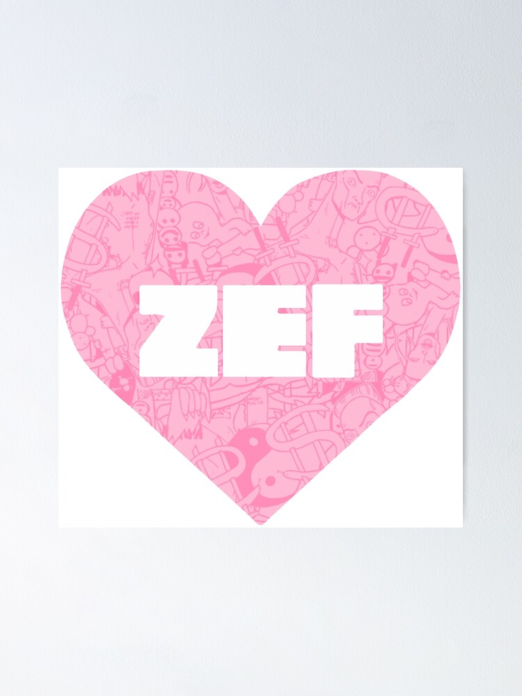 "Zef Heart" Poster for Sale by santos-exe | Redbubble