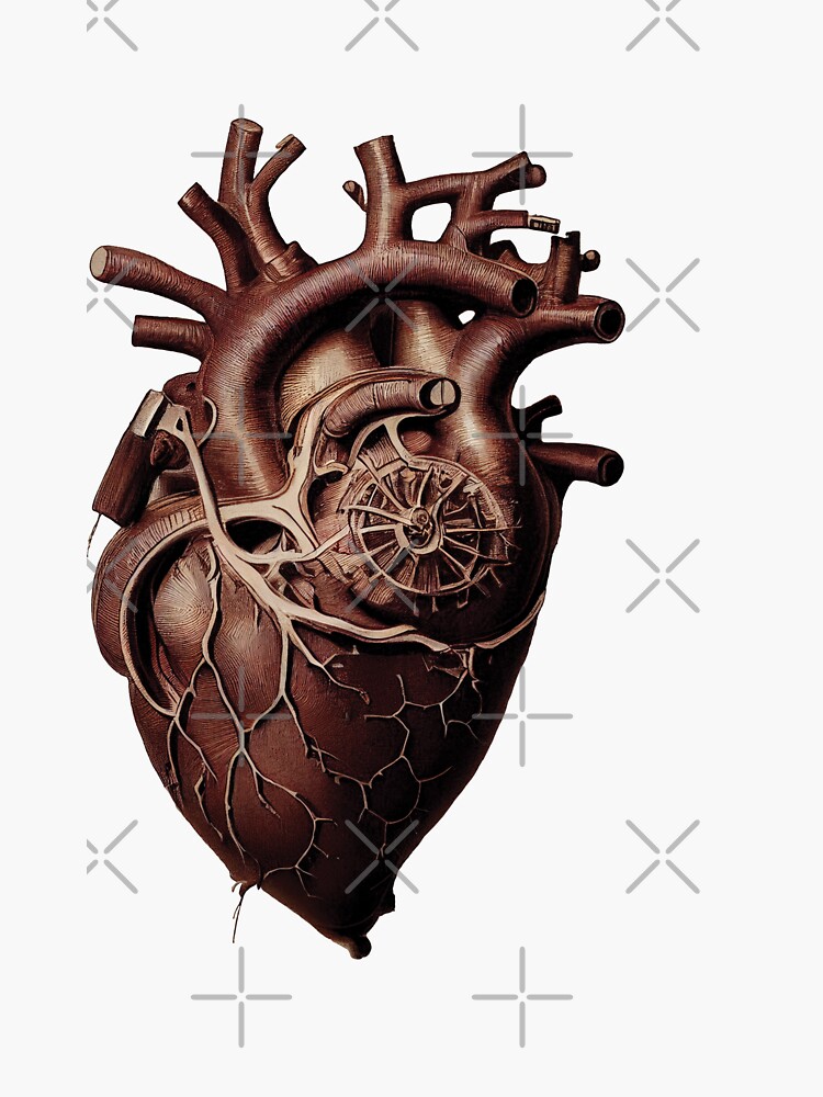 "Victorian heart anatomy Valentines illustration for medical nerds and ...