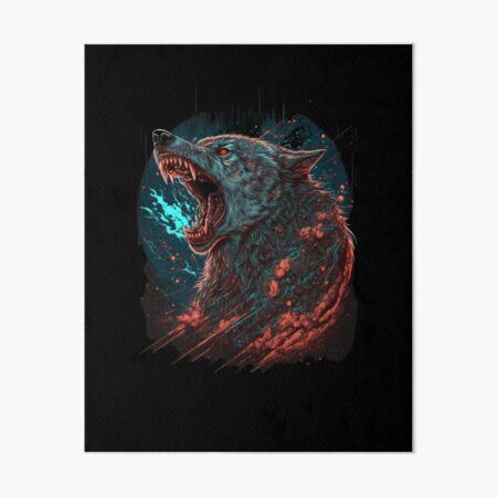 "Wolf Ripping, werewolf ripping shirt, werewolf ripping shirt meme" Art ...