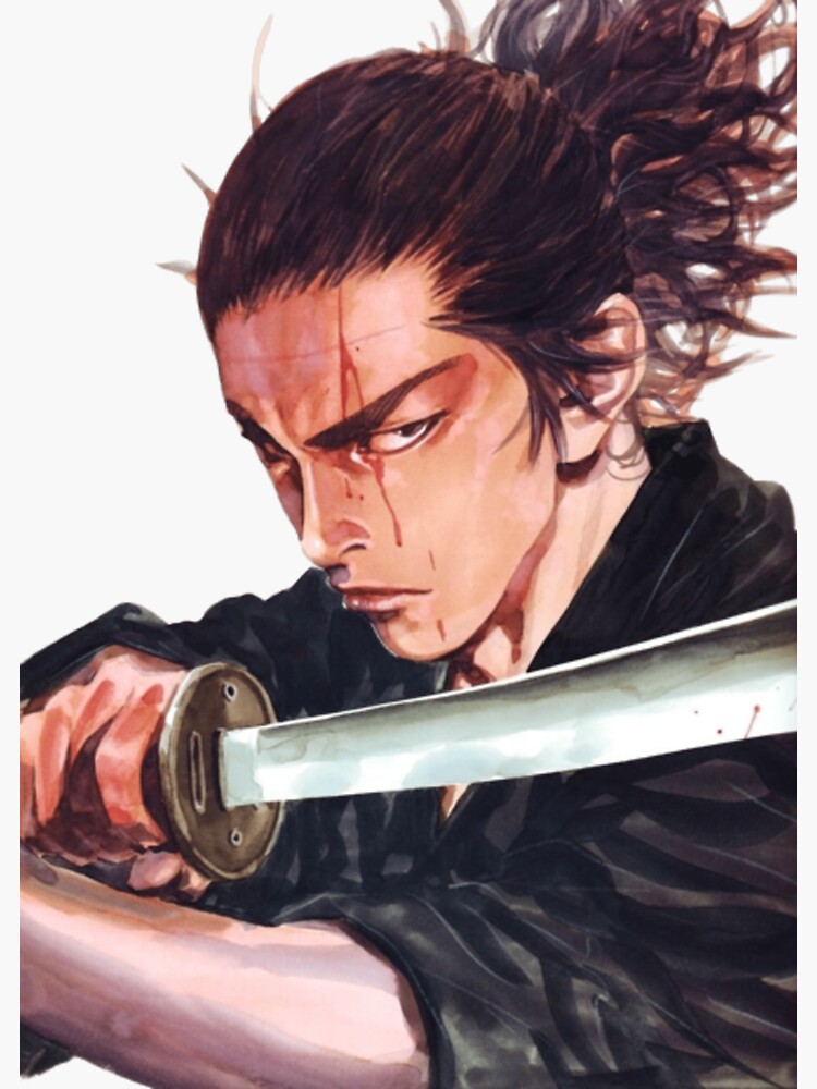 "Musashi Miyamoto" Sticker for Sale by Peponji | Redbubble
