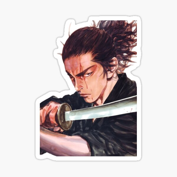 "Musashi Miyamoto" Sticker for Sale by Peponji | Redbubble