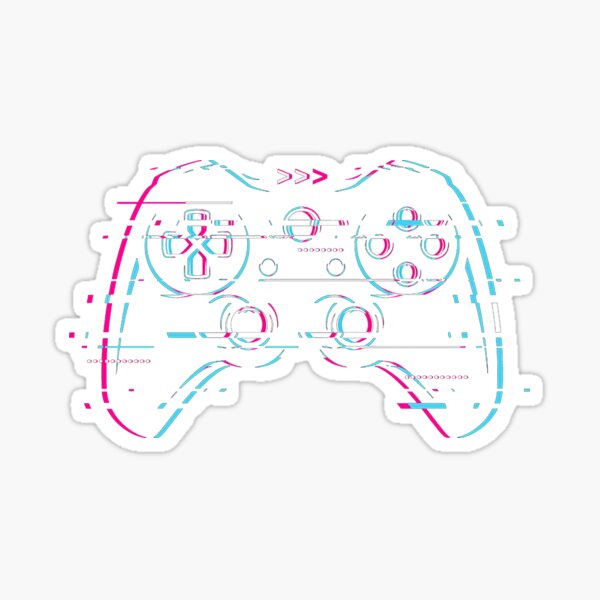 "Controller" Sticker for Sale by EasyPeasyLife | Redbubble