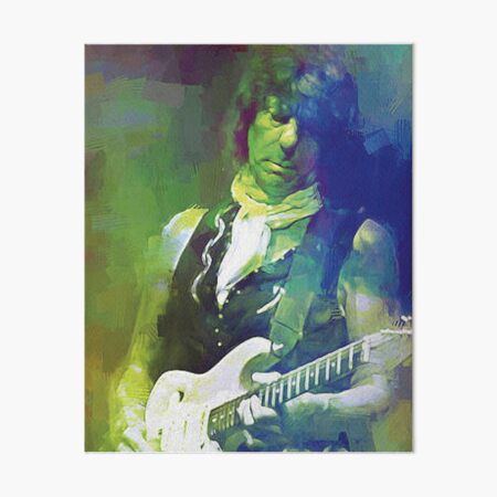 "jeff beck Rip 2023" Art Board Print for Sale by horrorart | Redbubble