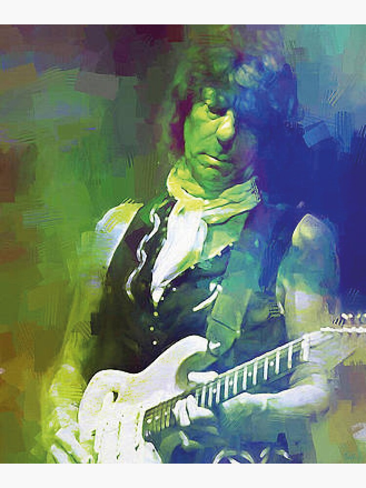 "jeff beck Rip 2023" Sticker for Sale by horrorart | Redbubble
