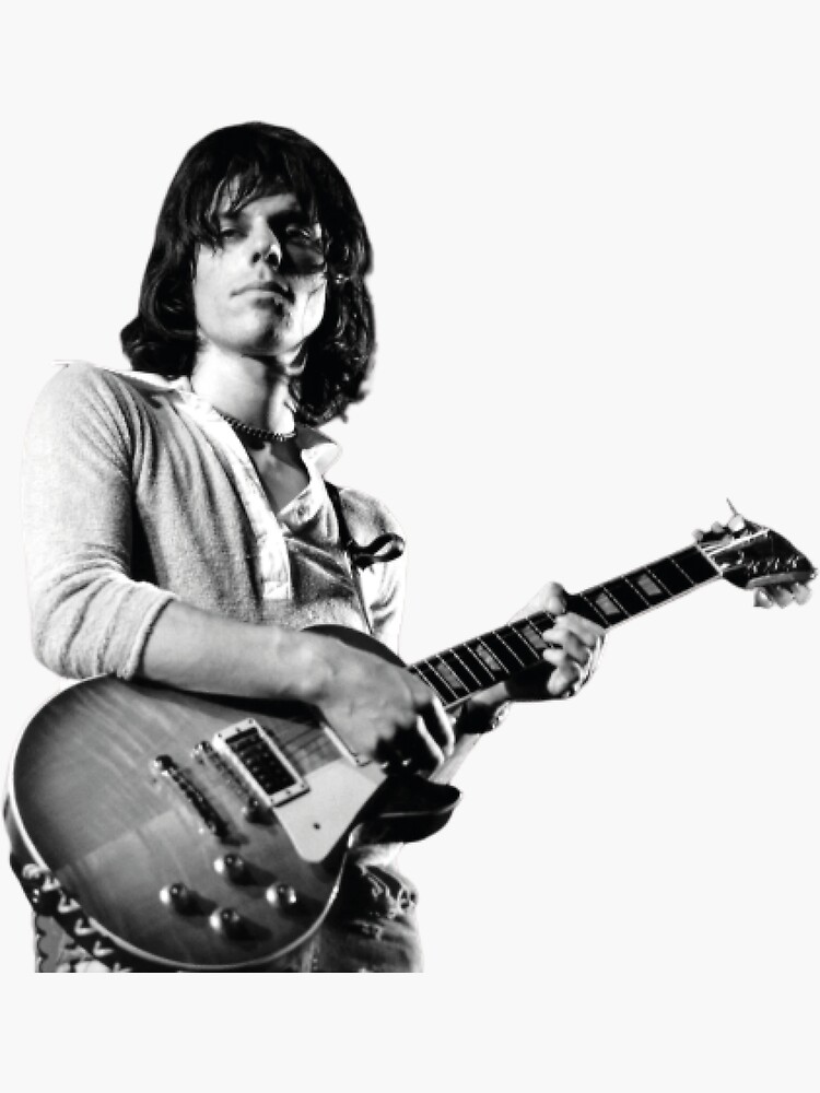 "jeff beck on stage" Sticker for Sale by handdraww | Redbubble