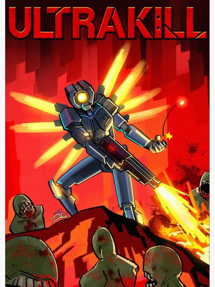 "Ultrakill " Sticker for Sale by ZIZODES | Redbubble