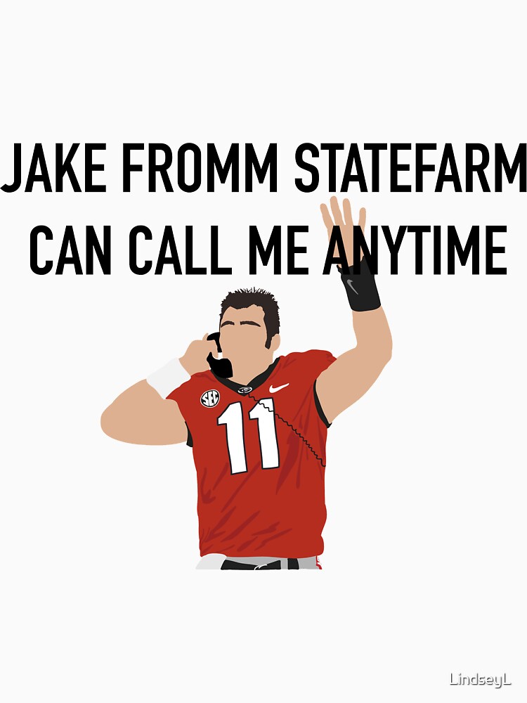 "Jake Fromm StateFarm" T-shirt for Sale by LindseyL | Redbubble | jake ...