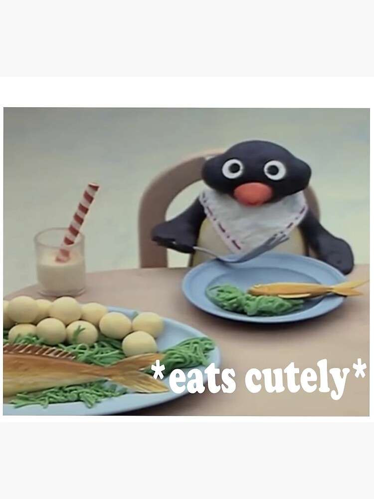"pingu noot noot" Poster for Sale by viscount-cookie | Redbubble