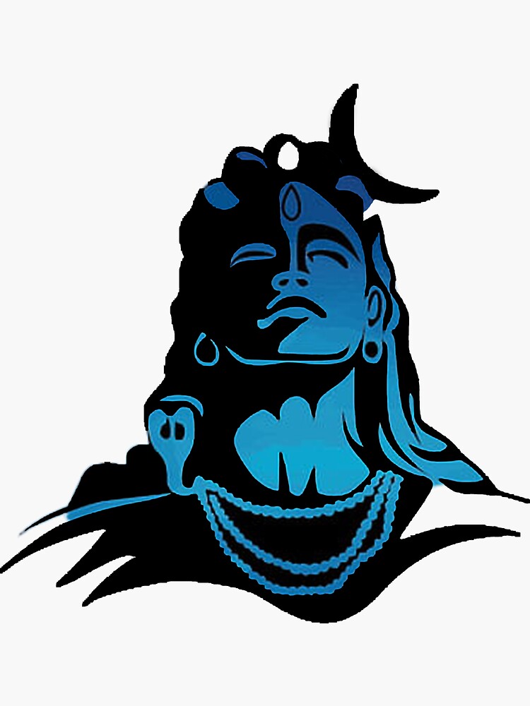 "lord shiva" Sticker for Sale by EasyPeasyLife | Redbubble