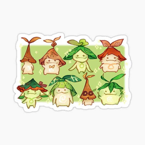 "Genshin Impact Aranara" Sticker for Sale by sebatangiodin | Redbubble