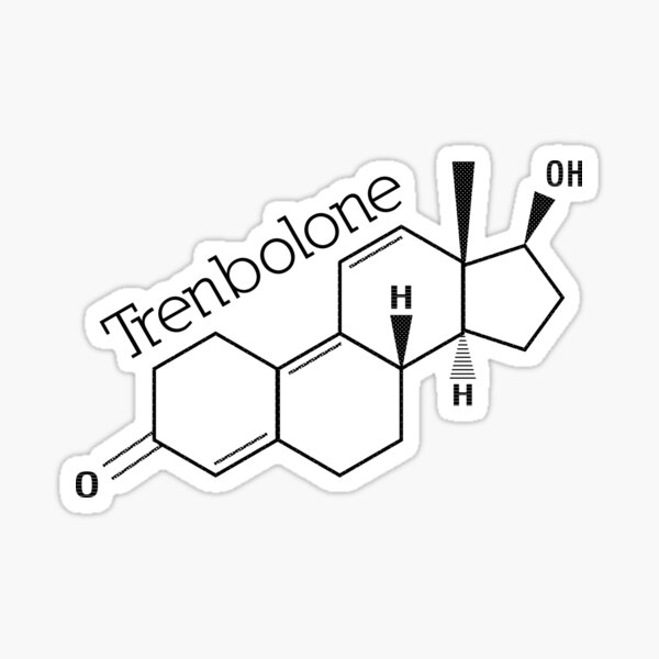 "Trenbolone Molecule" Sticker for Sale by Med-ElaStore | Redbubble