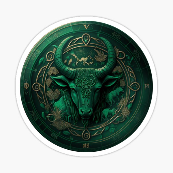"Taurus Zodiac Sign " Sticker for Sale by RockyIvan | Redbubble
