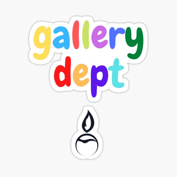 "Classic Gallery Dept Funny Cute T-Shirt " Sticker for Sale by Ferbono ...