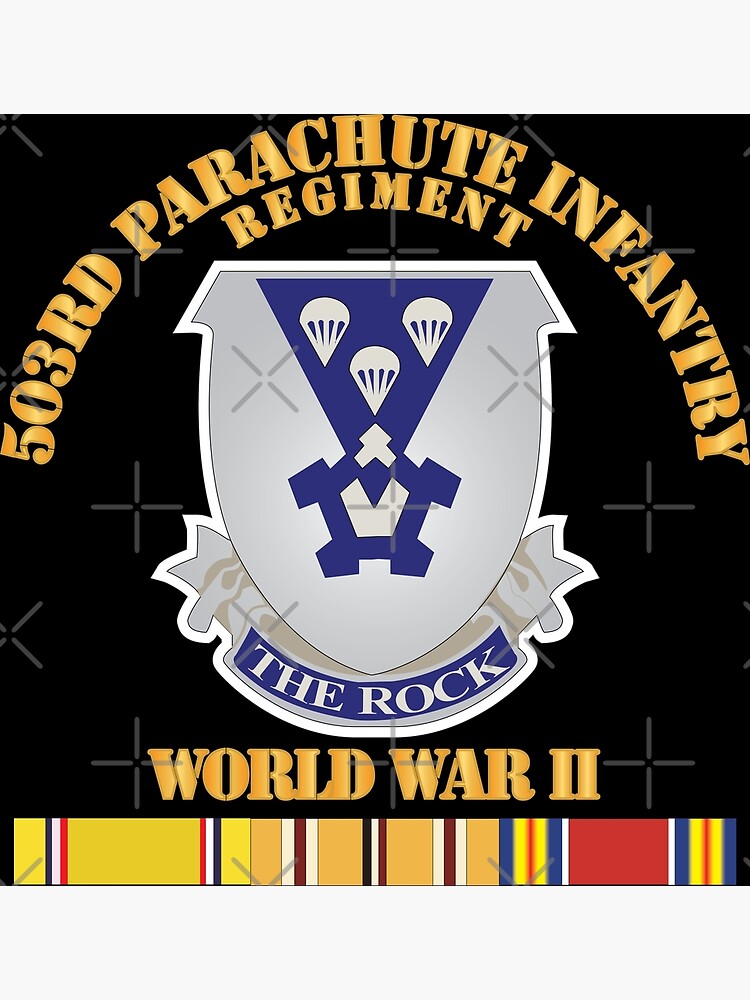 "Army - 503rd Parachute Infantry Regiment - WWII X 300" Poster for Sale ...