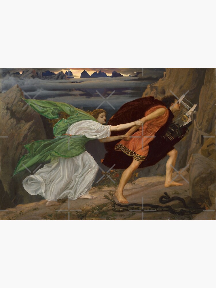 " Edward John Poynter Orpheus and Eurydice " Poster for Sale by TeeARTHY | Redbubble