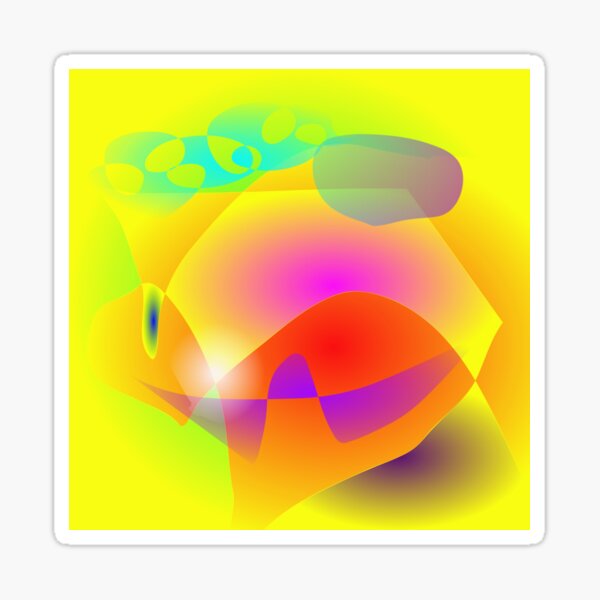"A Moment of Relaxation 22 A Yellow Diamond" Sticker for Sale by masabo ...