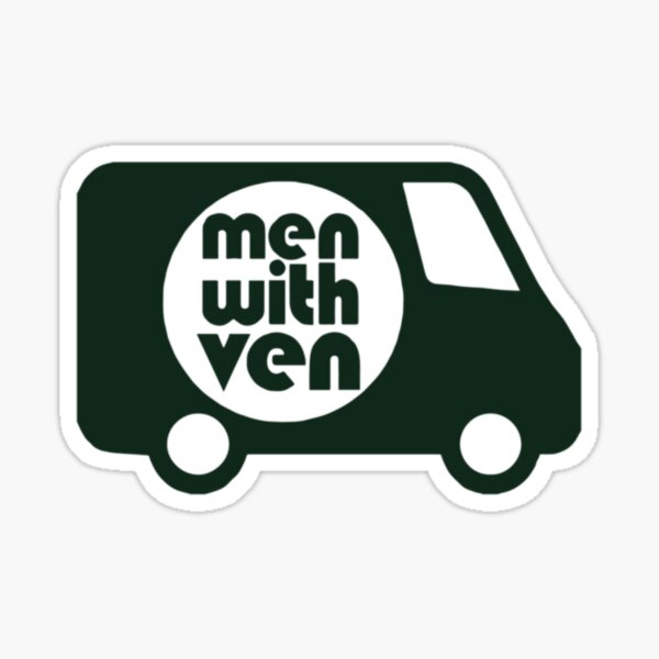 "Men with Ven " Sticker for Sale by WEEKDROPshopz | Redbubble