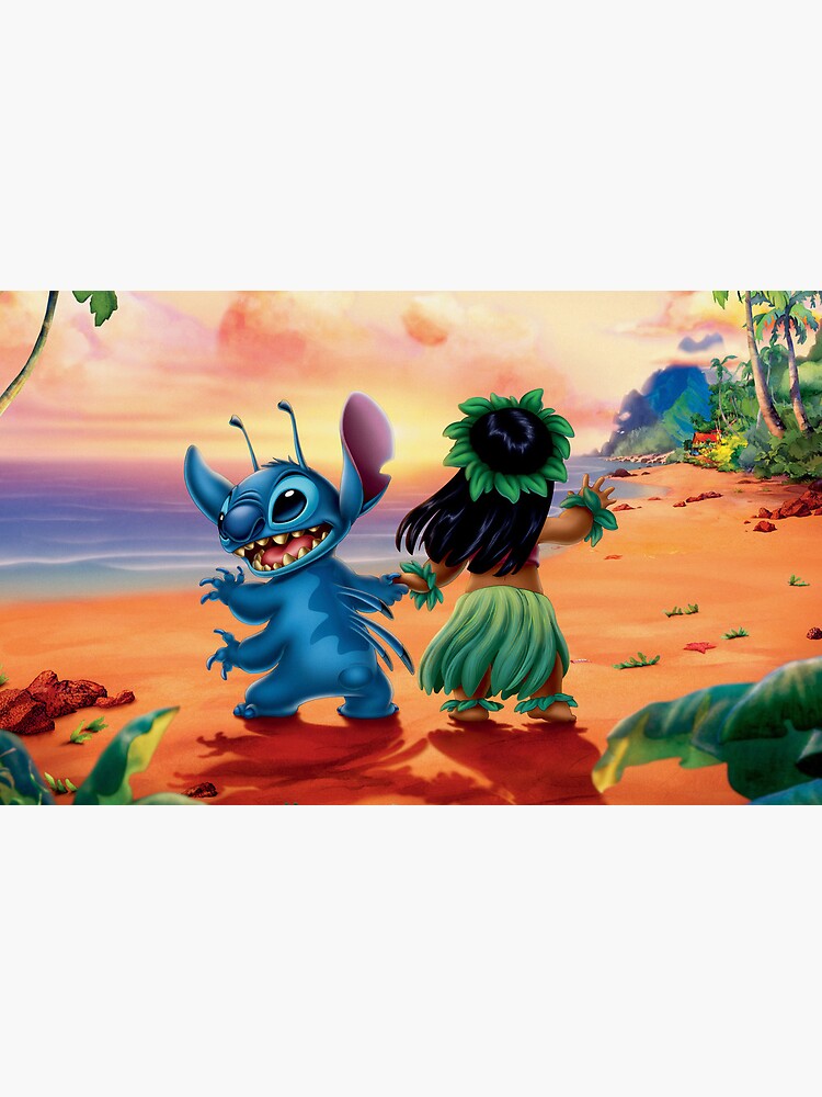 "Stick Stich and Lilo" Postcard for Sale by Iulian0987 | Redbubble