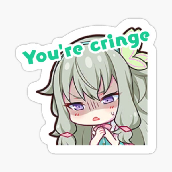 "Nene Kusanagi cringe " Sticker for Sale by LightPrismXIV | Redbubble