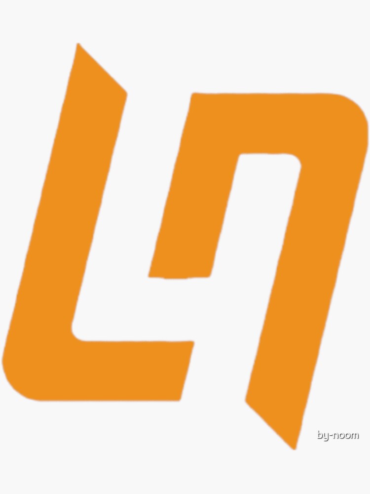 "Lando Norris Logo" Sticker for Sale by by-noom | Redbubble