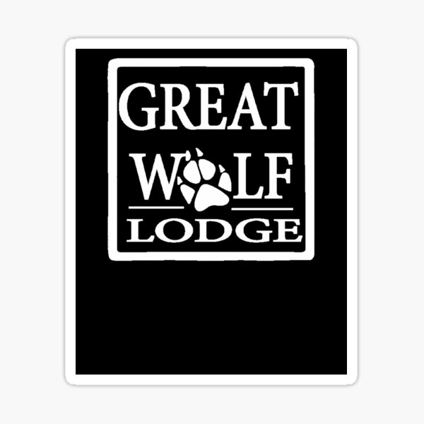 "great wolf lodge" Sticker for Sale by kboomy | Redbubble