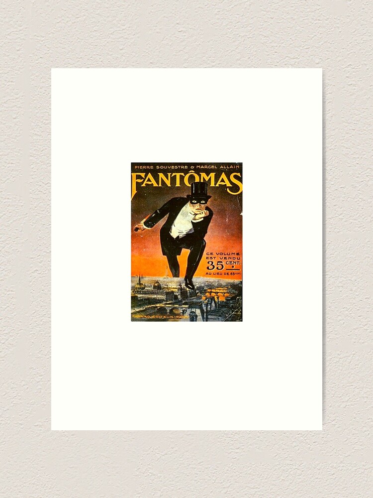 "Fantomas" Art Print for Sale by HennessyChe | Redbubble