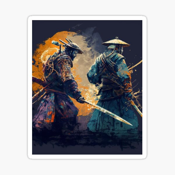 "Samurai Taro" Sticker for Sale by MahmoudJJK | Redbubble