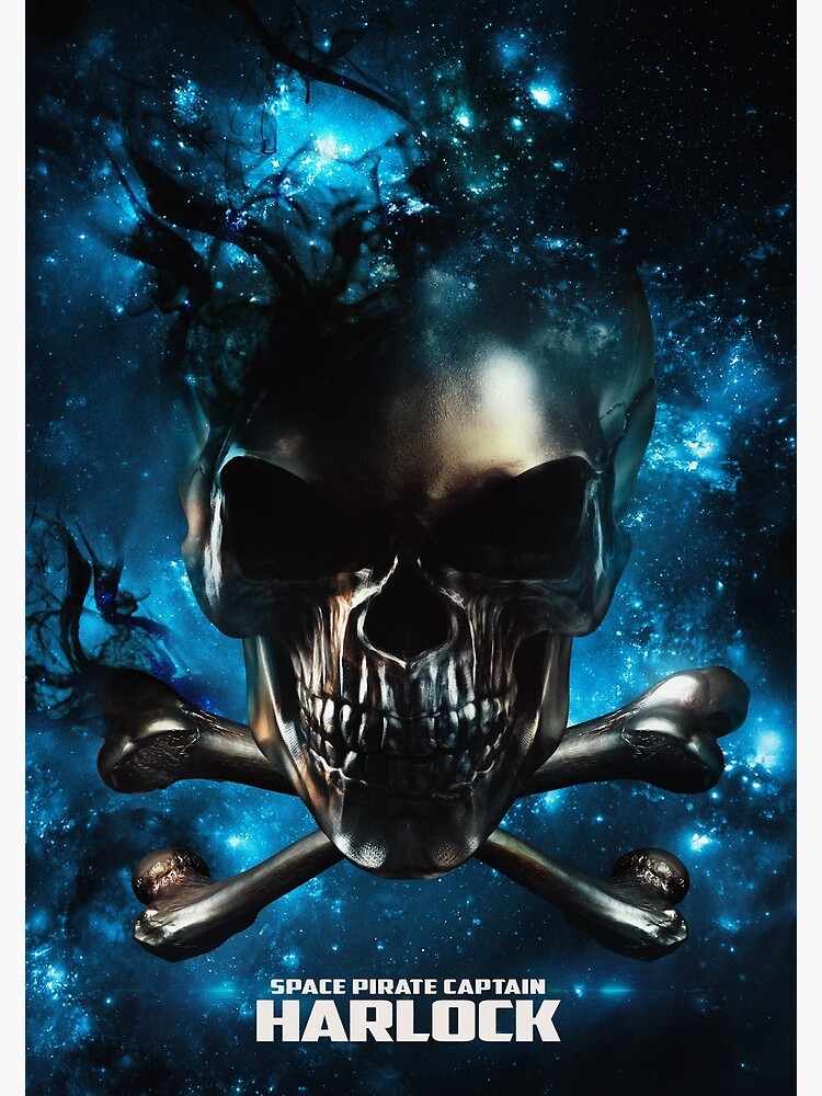 "Captain Harlock Poster Poster" Poster by grievity | Redbubble