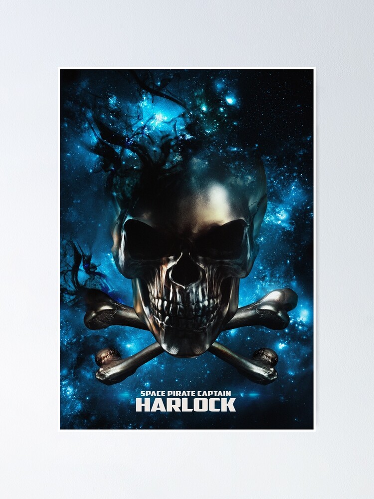 "Captain Harlock Poster Poster" Poster by grievity | Redbubble