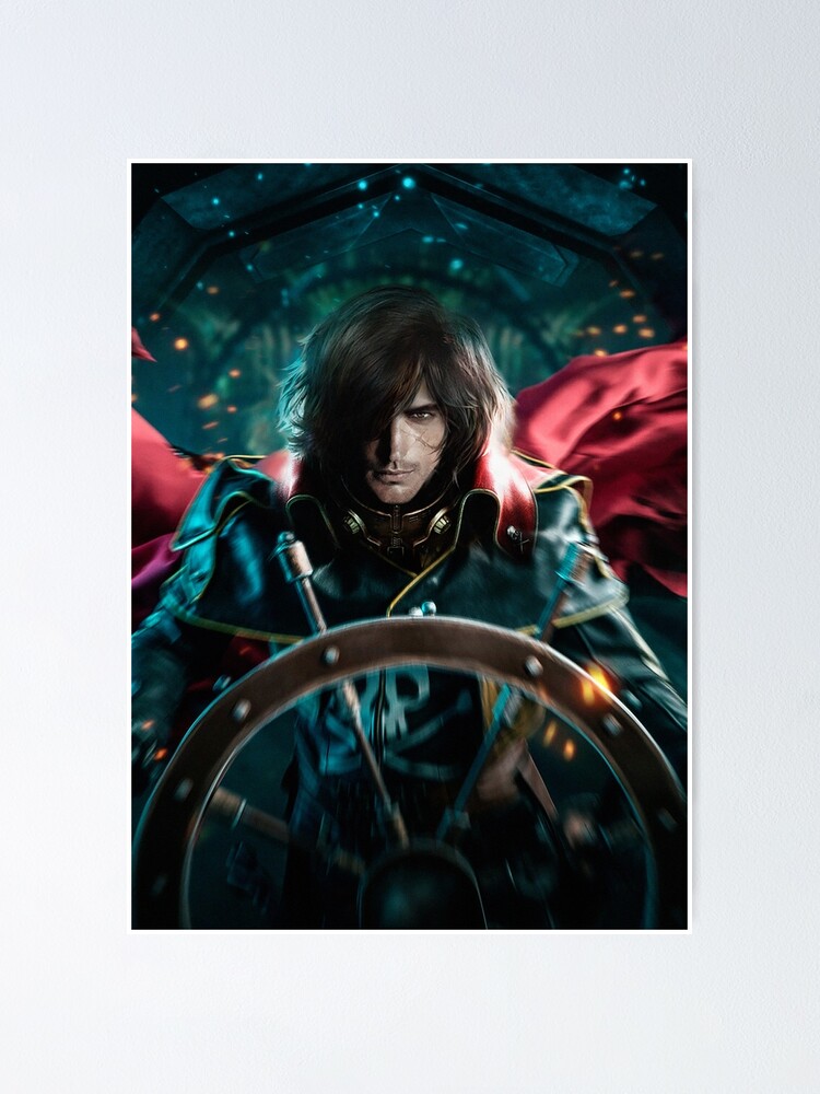 "Captain Harlock Poster Poster" Poster for Sale by grievity | Redbubble